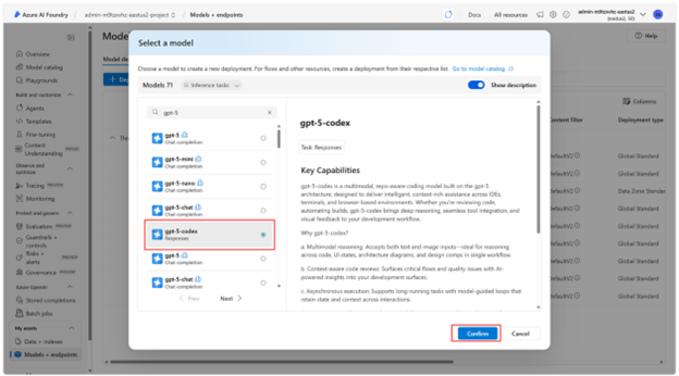 Azure AI Foundry 正式上线 GPT-5 Codex，手把手教你部署使用新动态精诚（中国）企业管理有限公司